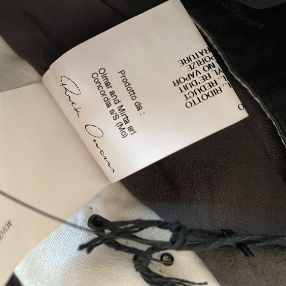 Rick Owens | Pants & Jumpsuits | Rick Owens Astaires Dark Shadow Pants ...